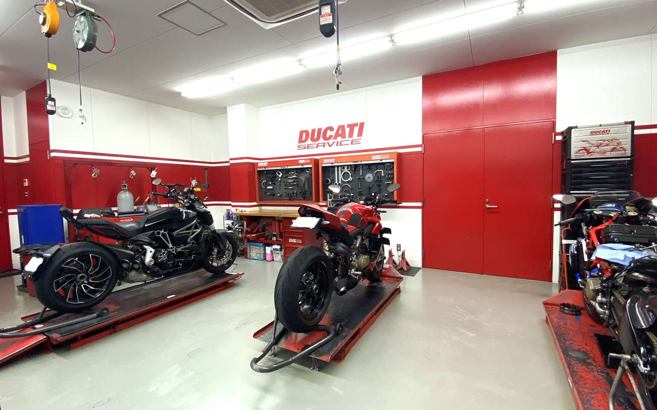 ワークショップ ｜ Ducati正規ストアDucati Kawasaki